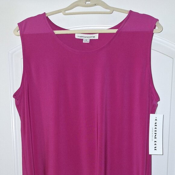 Caroline Rose | Tops | Caroline Rose Size L Pink Tank Top | Poshmark